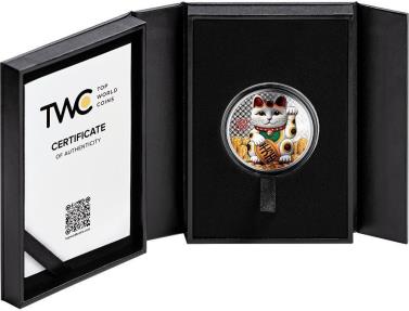 MANEKI-NEKO 1/2 Oz Silver Coin 1 $ Niue 2026 | Mints