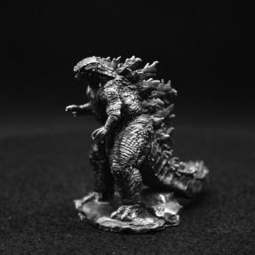 GODZILLA 5 Oz Silver Statue | Mints