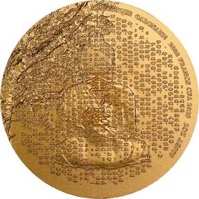 BUDDHA Creator of Buddhism Gilded 2 Oz Silver Coin 2000 Francs Gabon 2025