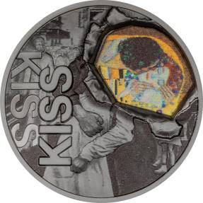 KISS IN THE KISS Carpe Diem 2 Oz Silver Coin 10$ Palau 2024 | Mints