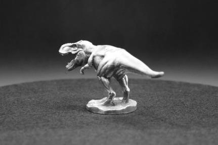 T-REX Tyrannosaurus 3 Oz Silver Statue | Mints