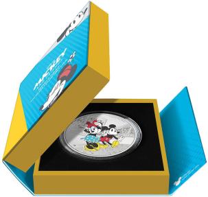 MICKEY AND MINNIE Mickey and Friends 3 Oz Silver Coin 10$ Niue 2023