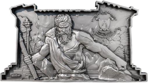 PARTHENON Monuments of Civilization 2 Oz Silver Coin 2000 Francs ...