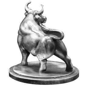 BULL 1 Oz Silver Statue | Mints