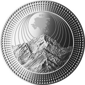 MOUNT EVEREST Continents Asia 2 Oz Silver Coin 5$ Niue 2023 | Mints