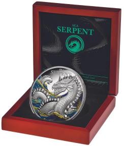 SEA SERPENT 2 Oz Silver Coin 5$ Niue 2024 | Mints