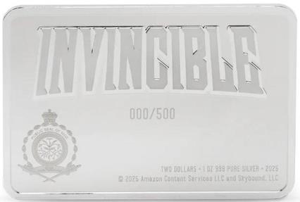 INVINCIBLE Iconic Episodes 1 Oz Silver Coin 2$ Niue 2025 | Mints