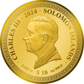 COLOSSEUM Seven Wonders of the Modern World Gold Coin 10$ Solomon ...