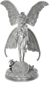 GWEN THE GOOD LUCK FAIRY Fairies and Fantasy Silver Statue | Mints