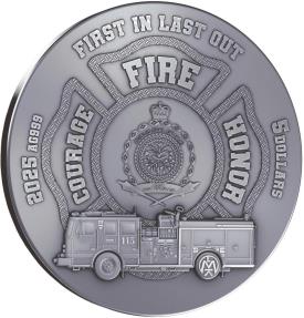 FIREFIGHTERS 2 Oz Silver Coin 5$ Niue 2025 | Mints