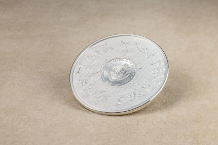 KISS Gustav Klimt Fine Embroidery Art 3 Oz Silver Coin 20$ Palau 2023