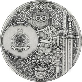 LADY OF THE LAKE The Witcher 2 Oz Silver Coin 5$ Niue 2024 | Mints