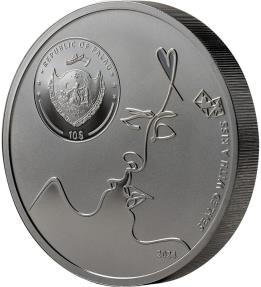 KISS IN THE KISS Carpe Diem 2 Oz Silver Coin 10$ Palau 2024 | Mints