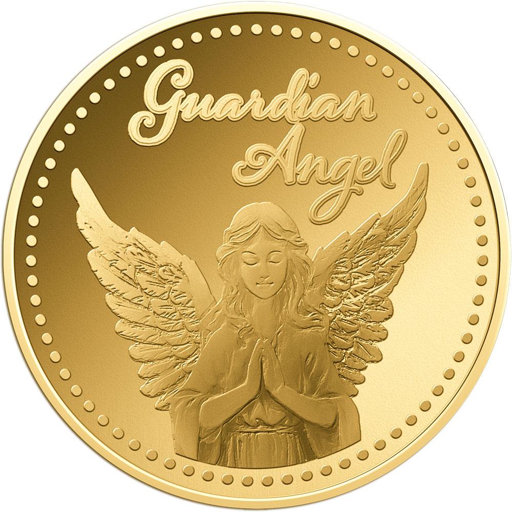 GUARDIAN ANGEL 1/1000 Oz Gold Coin 3000 Francs Chad 2023 | Mints