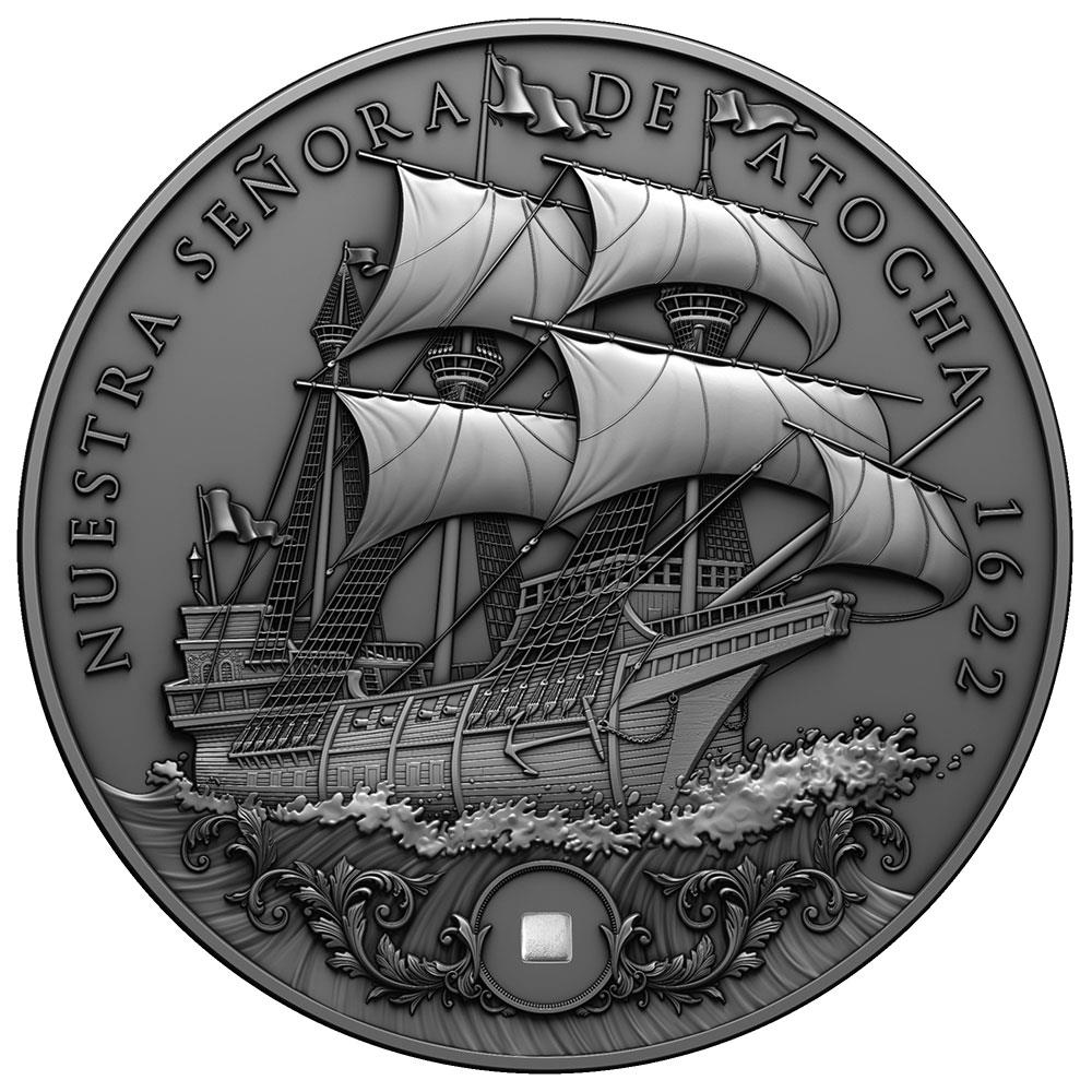 NUESTRA SENORA DE ATOCHA 2 Oz Silver Coin 5$ Niue 2022 | Mints