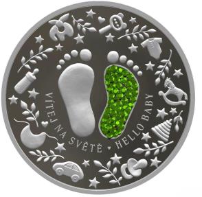 HELLO BABY Crystal Coin 1 Oz Silver Coin 2$ Niue 2025 | Mints