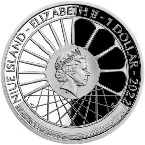JAWA 50/550 On Wheels 1 Oz Silver Coin 1$ Niue 2022 | Mints