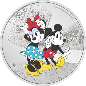 MICKEY AND MINNIE Mickey and Friends 3 Oz Silver Coin 10$ Niue 2023