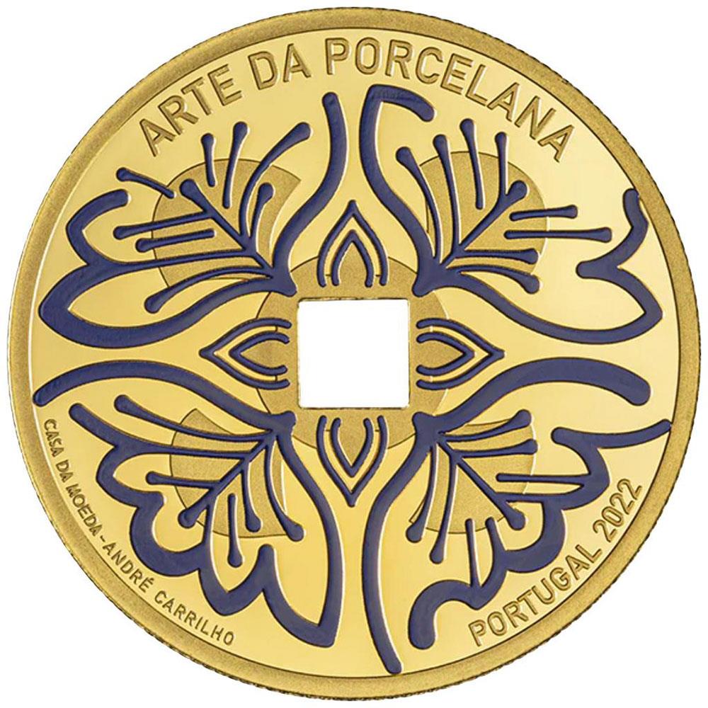 ART OF PORCELAIN Gold Coin 5 Euro Portugal 2022 Old Coin Price