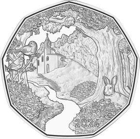 ON THE PATH Easter Silver Coin 5€ Euro Austria 2024 | Mints