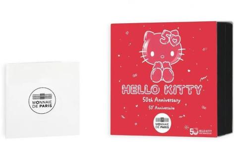 HELLO KITTY 50th Anniversary Gold Coin 5€ Euro France 2024 | Mints