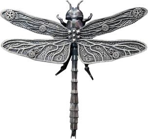 MECHANICAL DRAGONFLY Silver Coin 500 Francs Cameroon 2024 | Mints