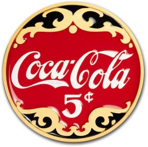 COCA COLA LOGO 2 Oz Silver Medal USA | Mints