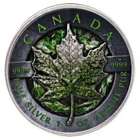 MAPLE LEAF Nature Power 1 Oz Silver Coin 5$ Canada 2022 | Mints