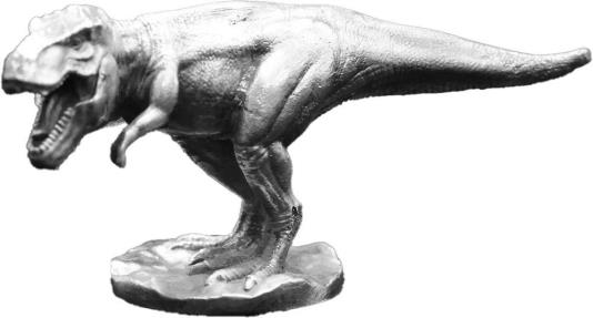 T-REX Tyrannosaurus 3 Oz Silver Statue | Mints