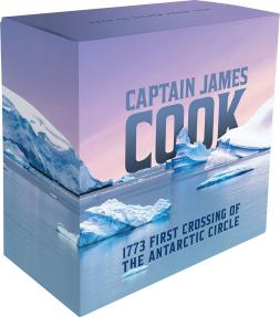 ANTARCTIC Captain James Cook 250th Anniversary 1 Oz Silver Coin 1$ Niue ...
