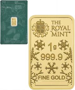 CHRISTMAS TREE Gold Bar United Kingdom 2023 | Mints