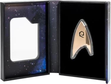 STARFLEET DIVISIONS STAR TREK Operations Insignia 1 Oz Silver Coin 2 ...