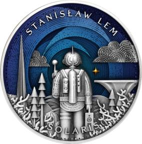 SOLARIS Stanislaw Lem Master of Science Fiction 2 Oz Silver Coin 10 ...