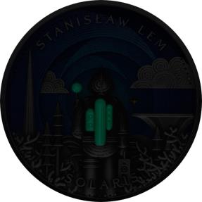 SOLARIS Stanislaw Lem Master of Science Fiction 2 Oz Silver Coin 10 ...