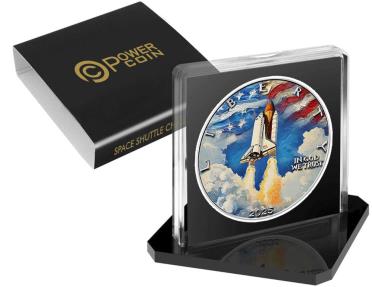 SPACE SHUTTLE CHALLENGER AmericArt 1 Oz Silver Coin 1$ USA 2025