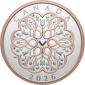 CELEBRATE LOVE 1 Oz Silver Coin 20$ Canada 2026 | Mints