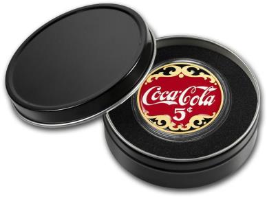 COCA COLA LOGO 2 Oz Silver Medal USA | Mints