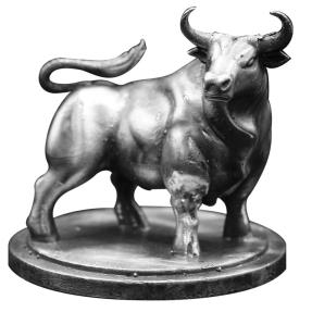 BULL 1 Oz Silver Statue | Mints