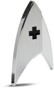 STARFLEET DIVISIONS STAR TREK Medical Insignia 1 Oz Silver Coin 2$ Niue ...