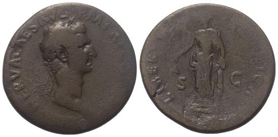 Nerva (96-98 AD). Sestertius (bronze), 97 AD, Rome | Roman Imperial Coins