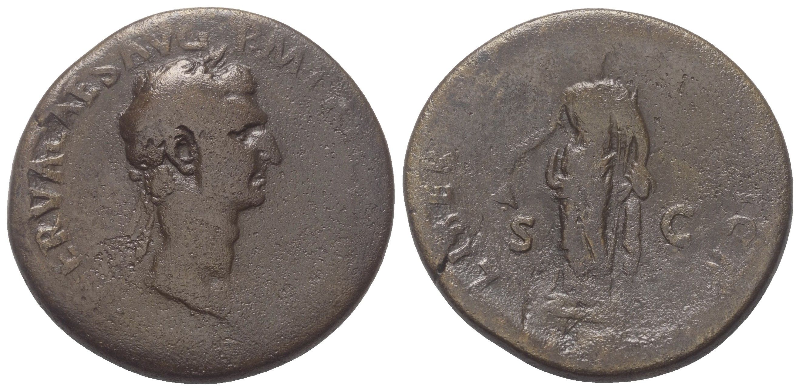 Nerva (96-98 AD). Sestertius (bronze), 97 AD, Rome | Roman Imperial Coins