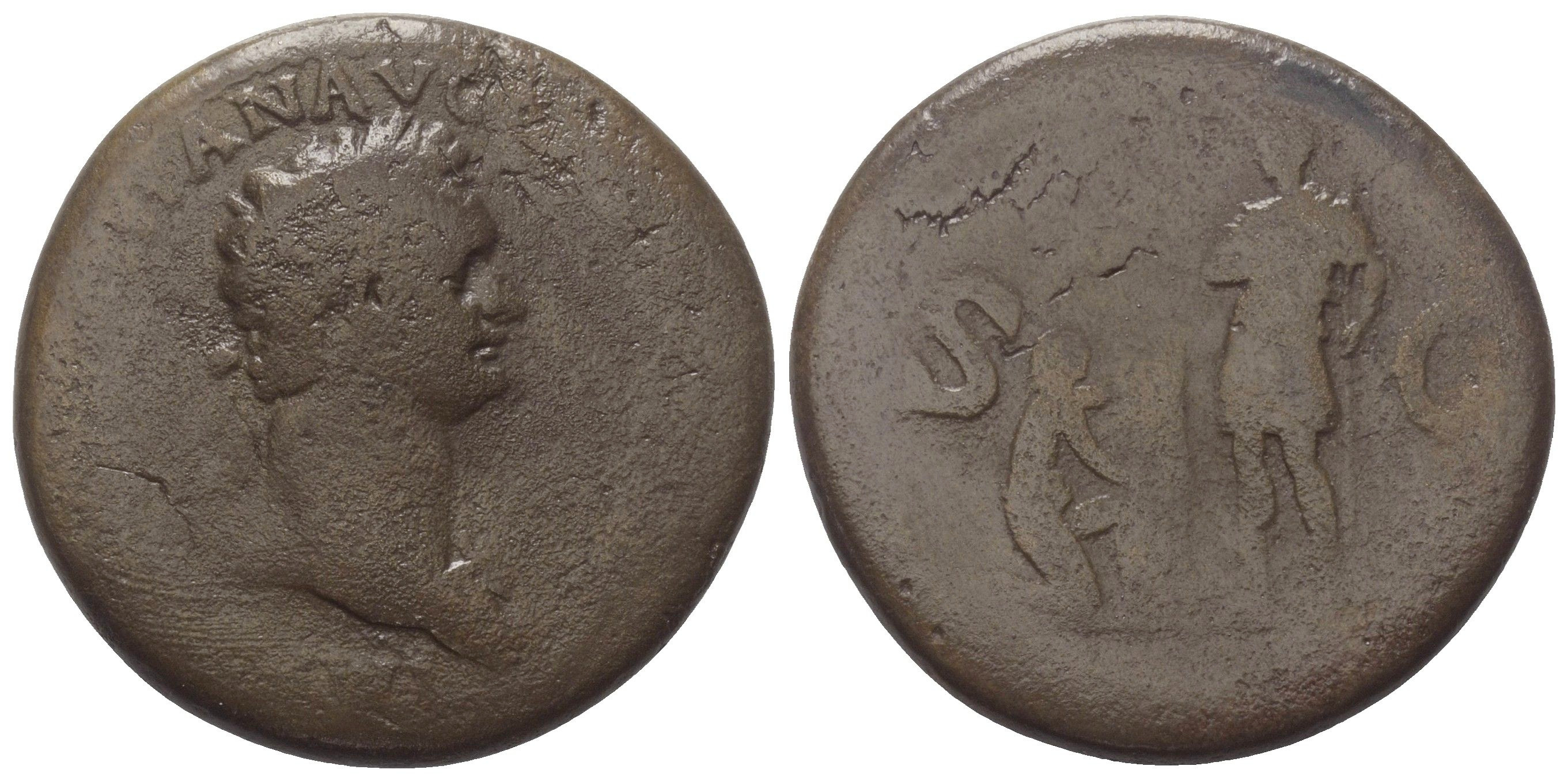 Domitianus (81-96 AD). Sestertius (bronze), 85 AD, Rome | Roman ...