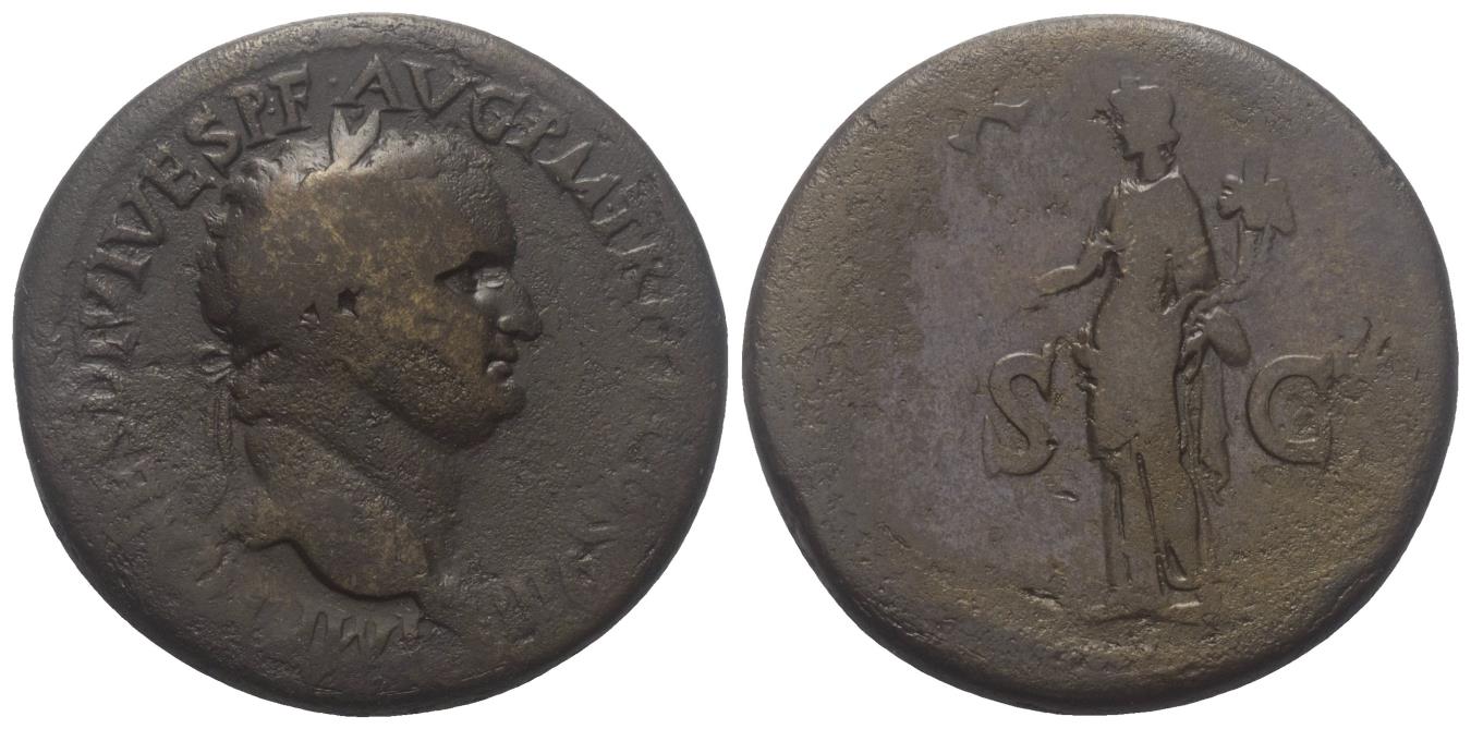 Titus (79-81 AD). Sestertius (bronze), 80-81 AD, Thrace (?) | Roman ...