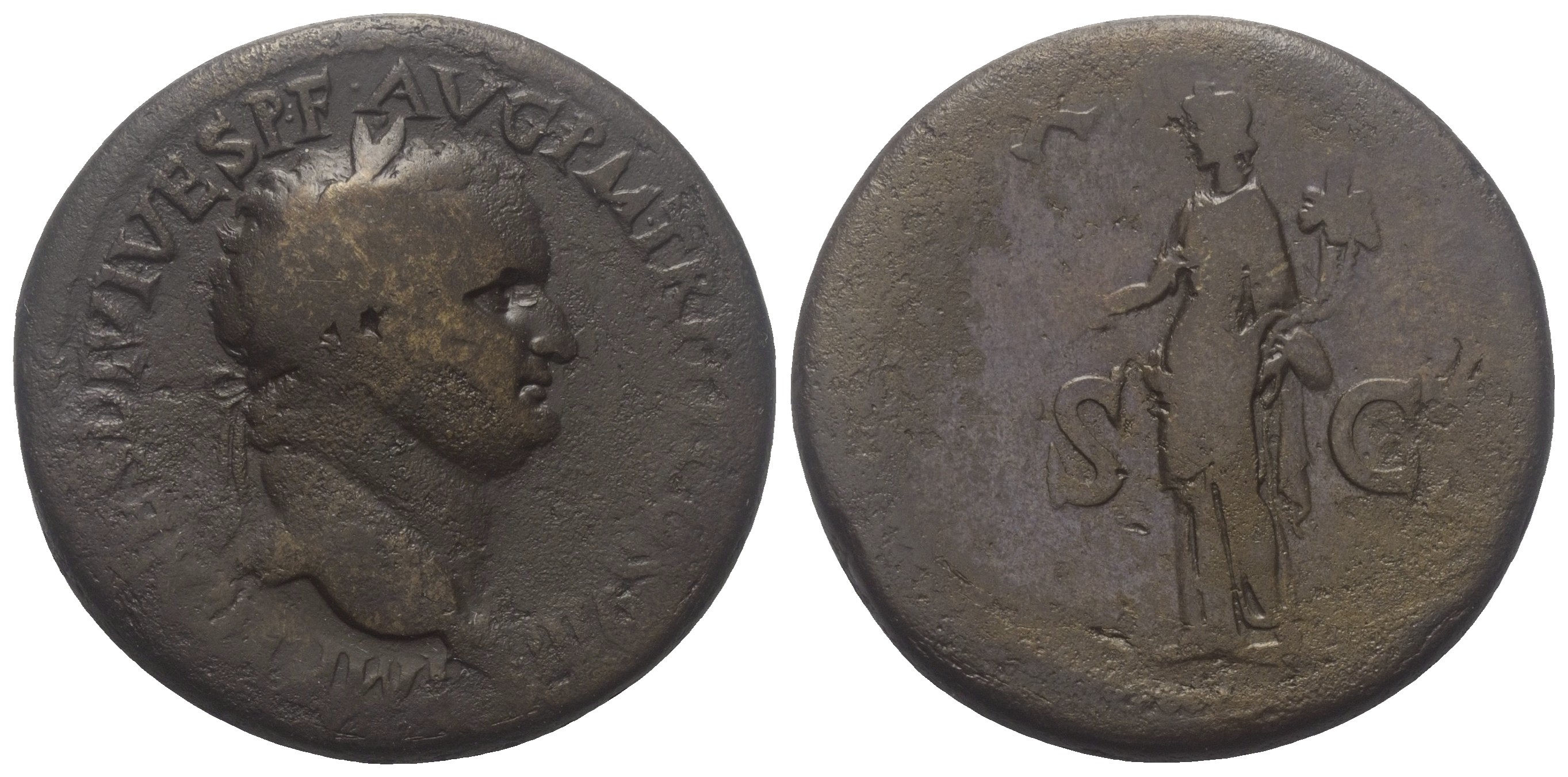 Titus (79-81 AD). Sestertius (bronze), 80-81 AD, Thrace (?) | Roman ...