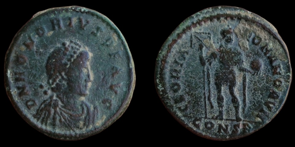 Honorius. AE2, Constantinople mint. 393-423 AD. | Roman Imperial Coins