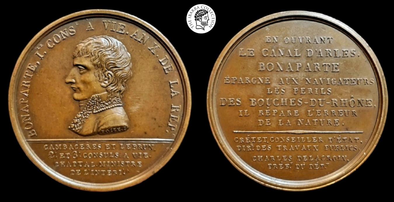 Napoleon Bonaparte as Consulat (1799-1804) Medal. | European Coins