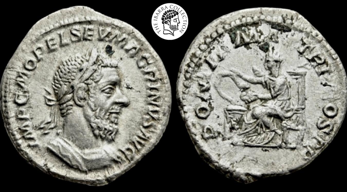 MACRINUS (217-218 AD). AR Denarius. Rome mint. Very Fine. | Roman ...