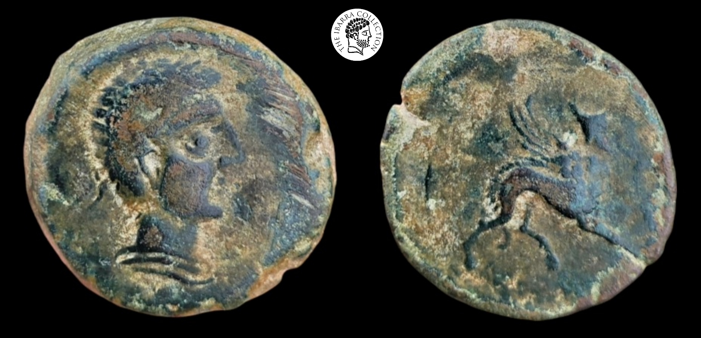 Kastilo-Castulo. Unit. 180 BC. Cazlona (Jaén). Heavy series. | Celtic Coins