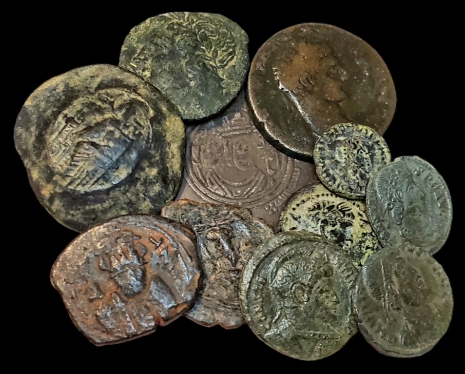 Lot of 11 Greek, Roman, Byzantine, Sasanian, Coins. Check it out! Sold ...