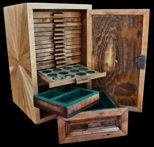Beautiful custom made Cabinet! | Coin Collecting Supplies